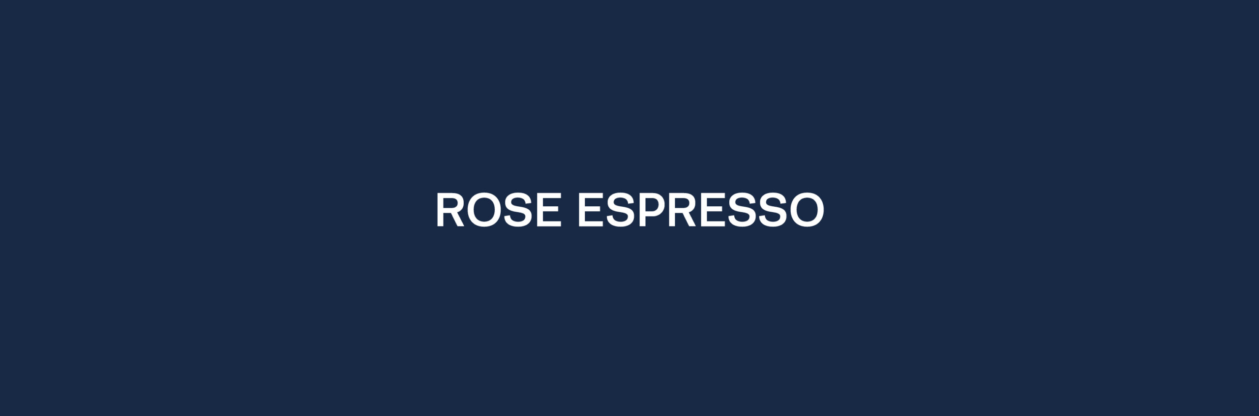 Rose Espresso - Marina Square